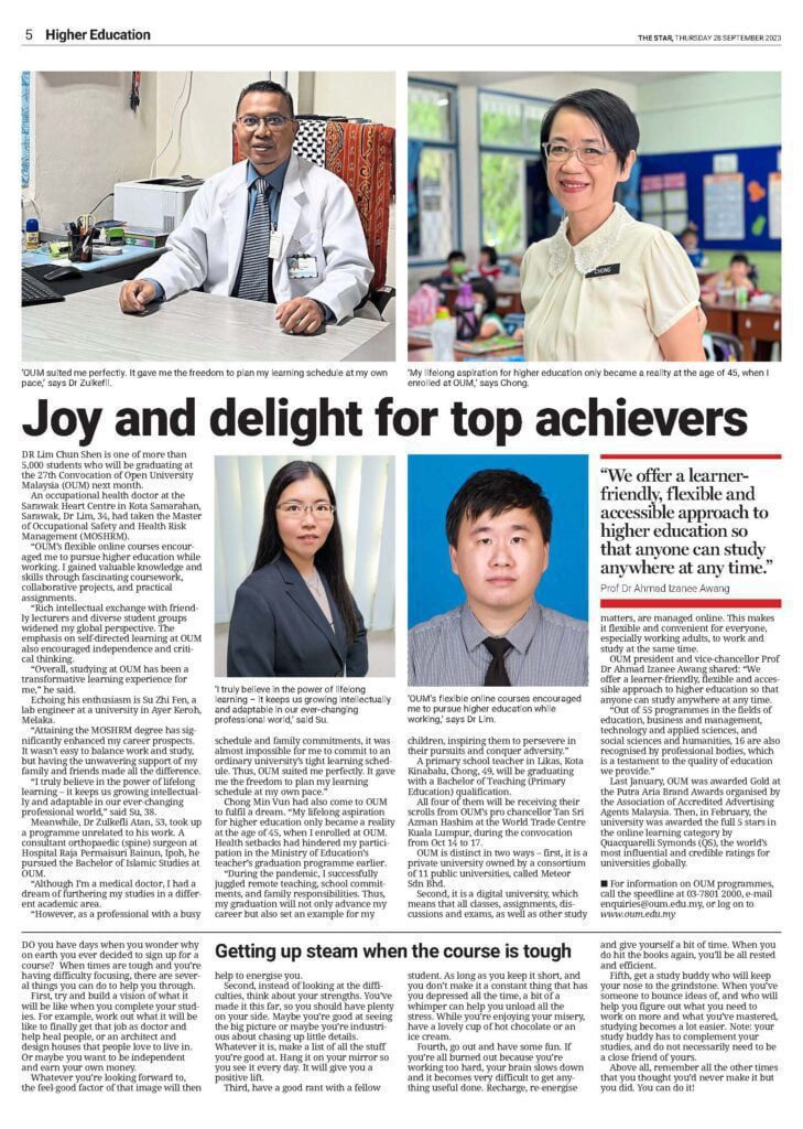 Grads Shine at 27th OUM Convocation - Open University Malaysia